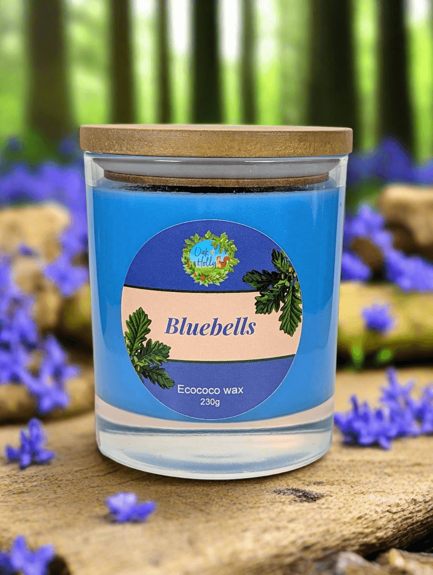 Scented candles, eco-friendly with wooden wicks | Oak and Holly